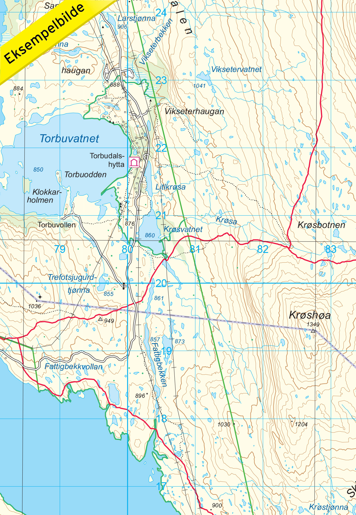 Lillehammer - Rena 1:50 000 Topo 3000 kart hiking map - nordeca | Oslo ...