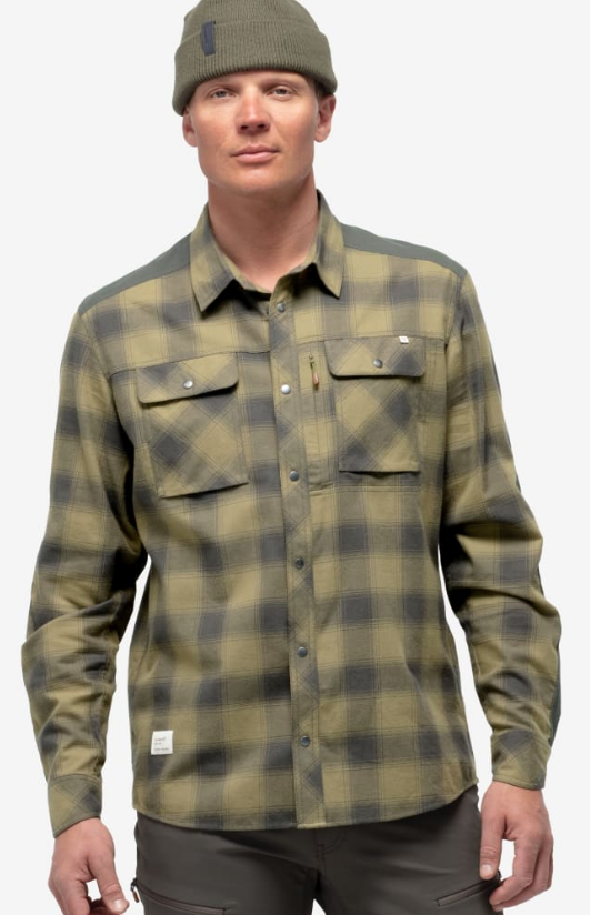 Svalbard Flannel Shirt flanellskjorte herre - Norrøna | Oslo Sportslager