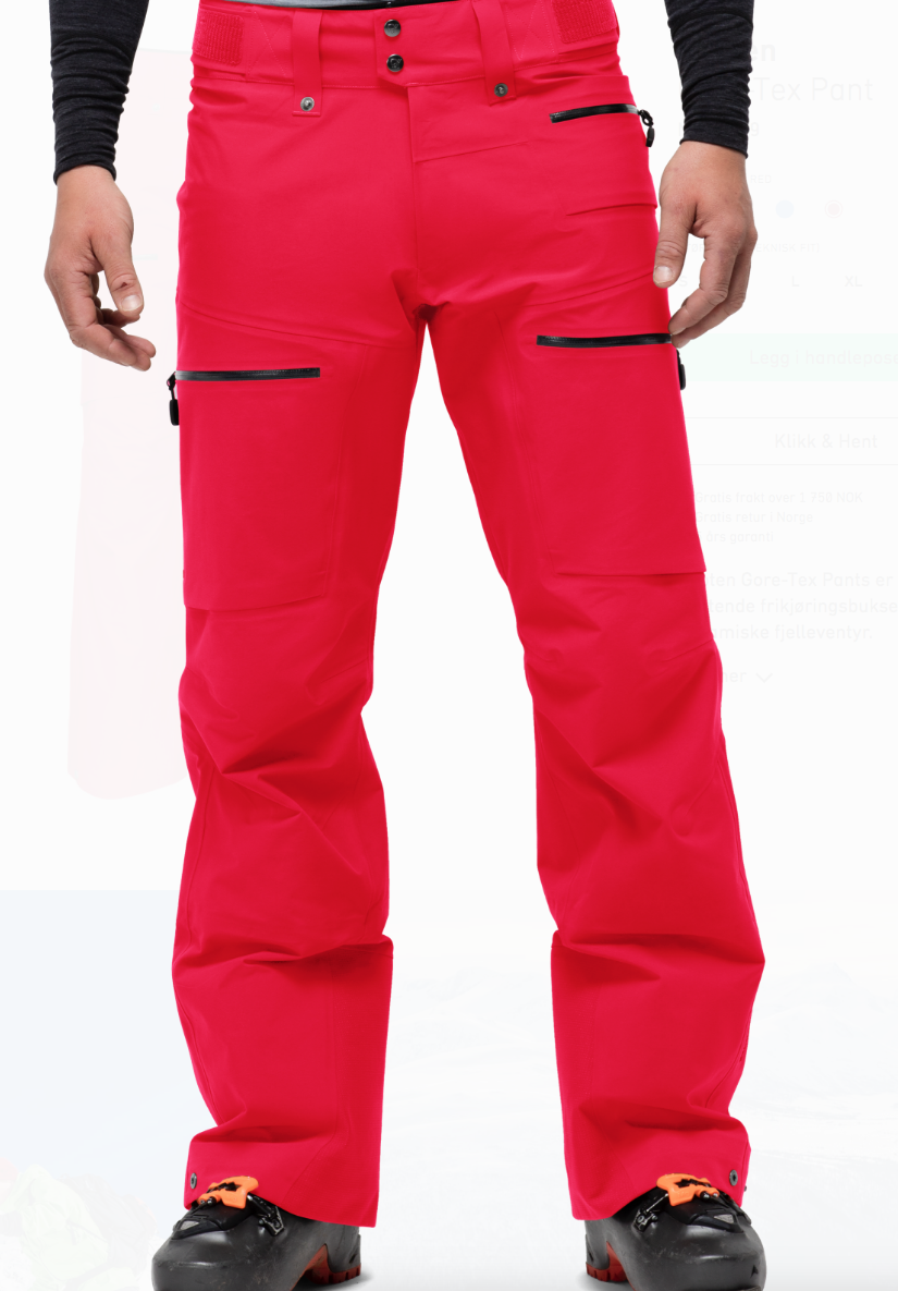Lofoten Gore-Tex Pants skibukse herre - Norrøna | Oslo Sportslager