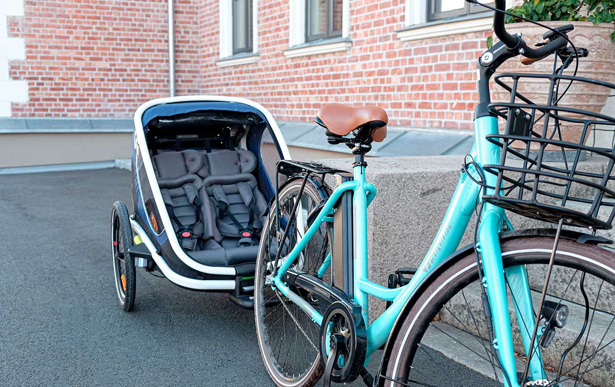 Outback sykkelvogn, 2 barn - Hamax | Oslo Sportslager