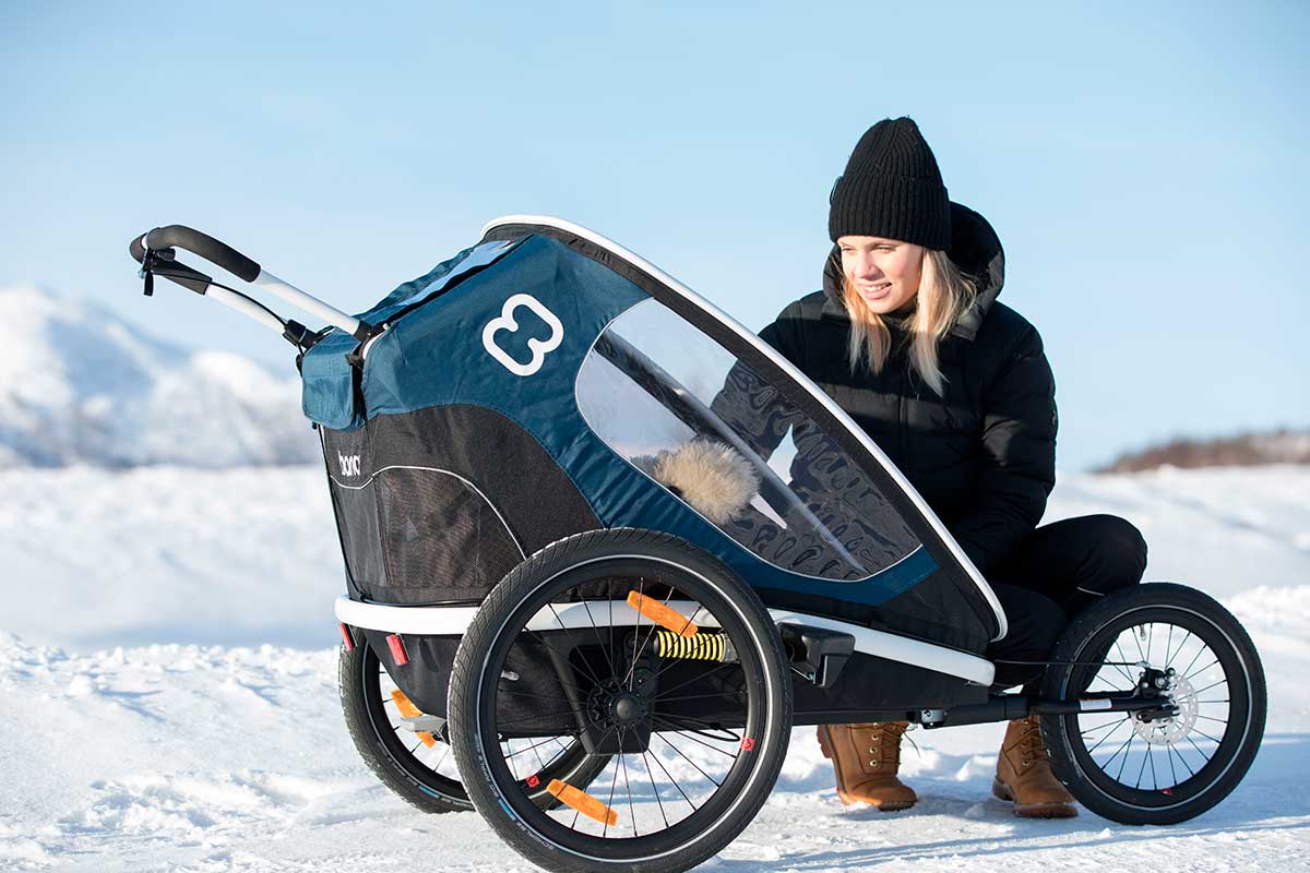 Outback sykkelvogn, 2 barn - Hamax | Oslo Sportslager